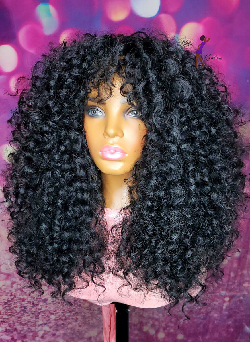 READY TO SHIP //Synthetic Crochet wig " Diamond Curl Diva ...