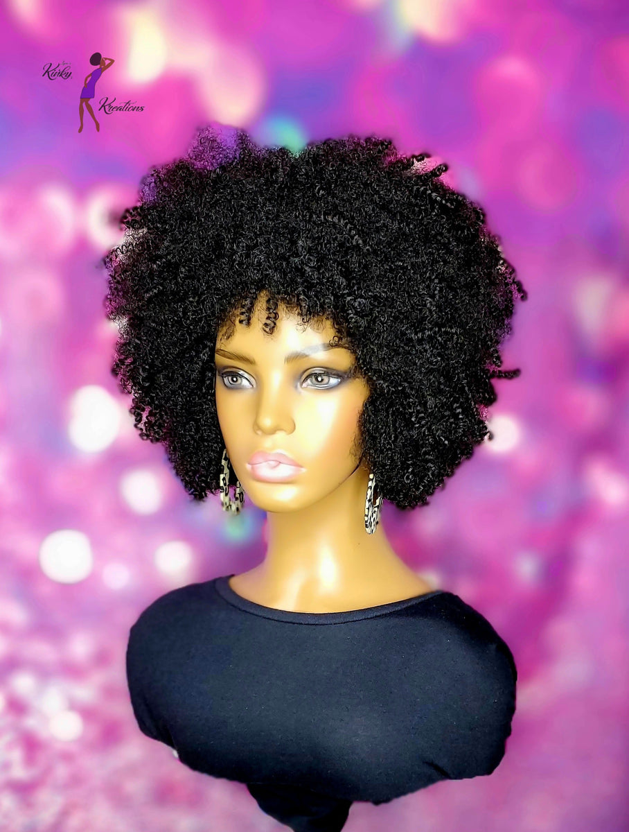 READY TO SHIP // Synthetic Crochet Wig "Untamed Afro Diva ...