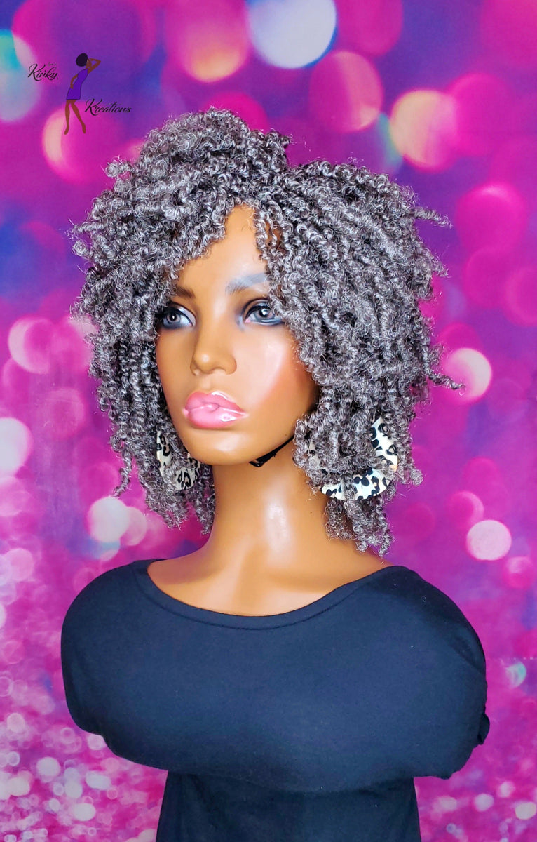 READY TO SHIP // Synthetic crochet wig "Foxy Kinky Twist Diva ...